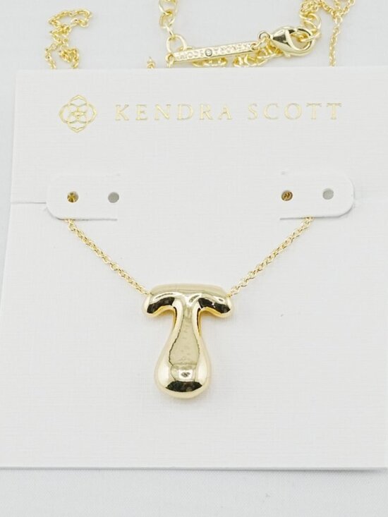 Kendra Scott | Jewelry | Kendra Scott Polished Letter Necklace | Poshmark